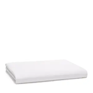 HUDSON PARK COLLECTION Hudson Park Italian Percale Stitch King Fitted Sheet Exclusive - White