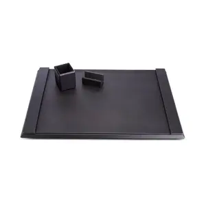 ROYCE NEW YORK 3 Pc. Suede Lined Executive Desk Accessory Set