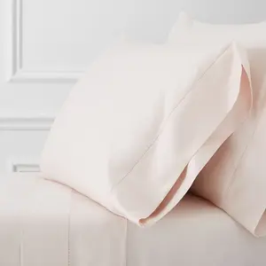 HUDSON PARK COLLECTION 680tc Fitted Sateen Sheet, Twin Xl Exclusive - Blush