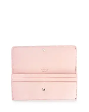 ROYCE NEW YORK Leather Rfid Blocking Clutch Wallet - Light Pink