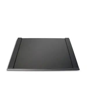 ROYCE NEW YORK Leather Desk Pad Blotter - Black