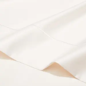 HUDSON PARK COLLECTION 500tc Sateen Wrinkle-resistant Twin Flat Sheet Exclusive - Ivory
