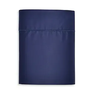 HUDSON PARK COLLECTION 500tc Sateen Wrinkle-resistant Twin Flat Sheet - Exclusive Marine