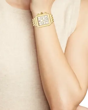 Michele Deco Chronograph 33mm - Gold