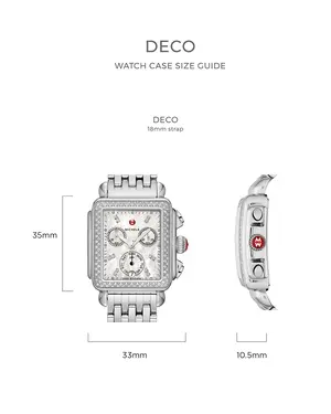Michele Deco Chronograph 33mm - Gold