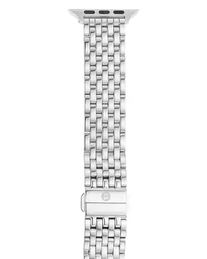 Michele Stainless Steel Bracelet Band For Apple Watch - Chrome