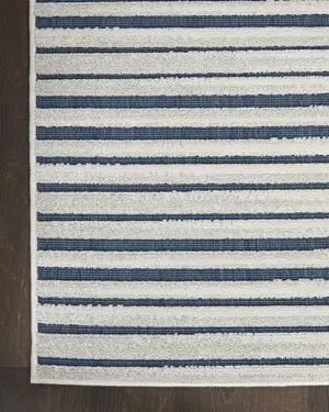 NOURISON HOME Key Largo Klg01 Area Rug, 4' X 6 - Blue