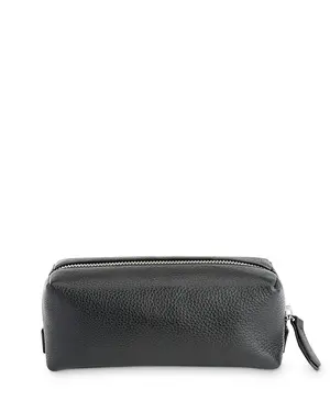 ROYCE NEW YORK Leather Utility Bag Black