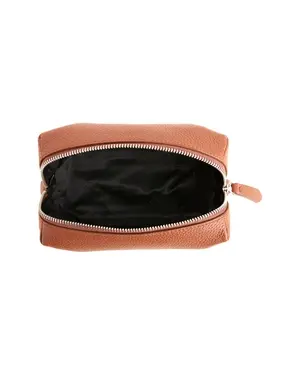 ROYCE NEW YORK Leather Utility Bag - Tan
