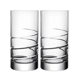 ORREFORS Swerve Tumbler, Set Of 2 - Clear