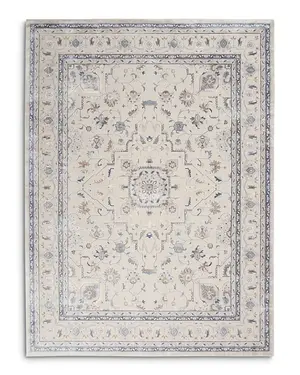 NOURISON HOME Silky Textures Sly08 Area Rug, 7'10 X 10'6 - Ivory/gray