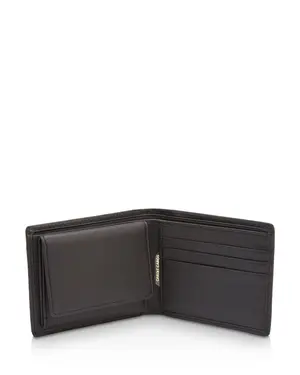 ROYCE NEW YORK Leather Rfid-blocking Slim Bifold Wallet - Black