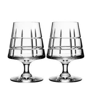 ORREFORS Street Specialty Drinkware Jan Johansson Cognac Glass, Set Of 2 - Clear