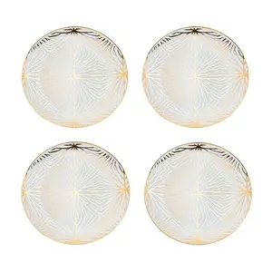 TALIANNA Lily Pad Plates, Set Of 4