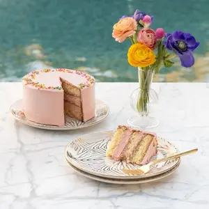TALIANNA Lily Pad Plates, Set Of 4