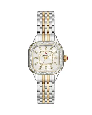 Michele Meggie Diamond Watch - White/two Tone