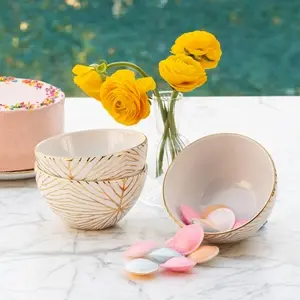 TALIANNA Lily Pad Dessert Bowls, Set Of 4