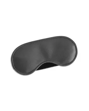ROYCE NEW YORK Leather Sleep Mask Black