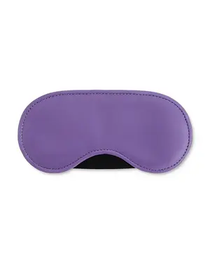 ROYCE NEW YORK Leather Sleep Mask Purple