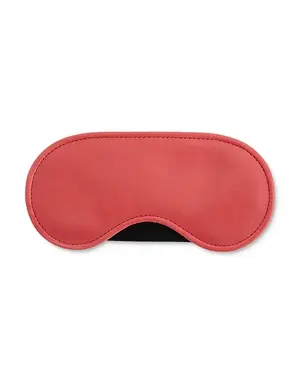 ROYCE NEW YORK Leather Sleep Mask - Red