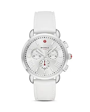 Michele Michele Sport Sail Chronograph, 38mm Silver/white