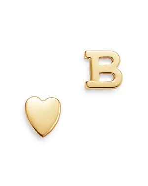 ZOE LEV 14k Yellow Gold Stud Earrings - B/gold