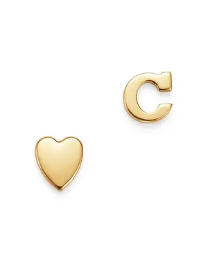 ZOE LEV 14k Yellow Gold Stud Earrings - C/gold