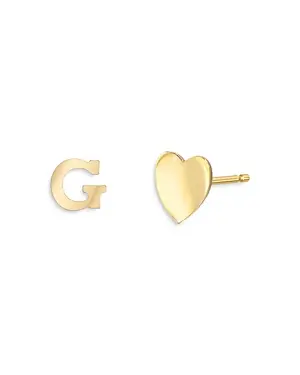 ZOE LEV Zoe Lev 14k Yellow Gold Stud Earrings G/gold