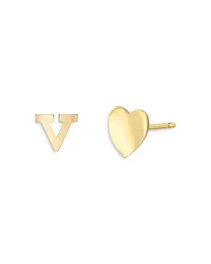 ZOE LEV Zoe Lev 14k Yellow Gold Stud Earrings V/gold