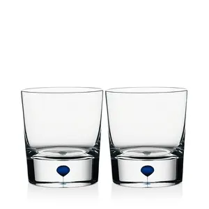 ORREFORS Intermezzo Old Fashioned Glass - Clear/blue
