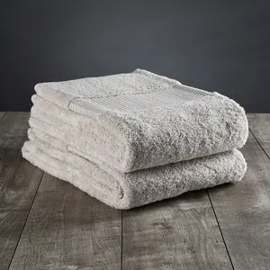 DELILAH HOME Organic Cotton Bath Towels, Set Of 2 - Natural