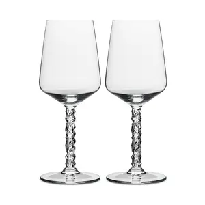 ORREFORS Carat Wine Glass, Set Of 2 - Clear