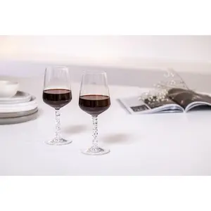 ORREFORS Carat Wine Glass, Set Of 2 - Clear