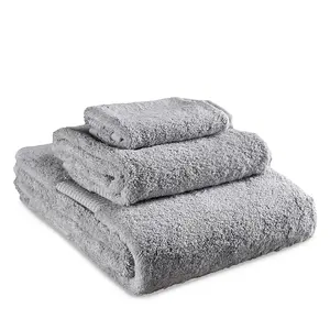 DELILAH HOME Organic Cotton Towels, Set Of 3 - Light Gray