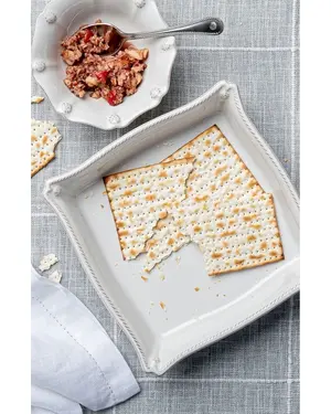 JULISKA Berry And Thread Matzo Plate