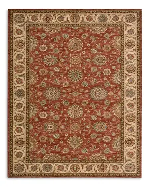 NOURISON HOME Living Treasures Li05 Area Rug, 5'6 X 8'3 - Rust