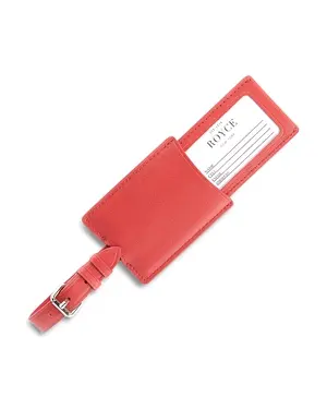 ROYCE NEW YORK Retractable Luggage Tag - Red