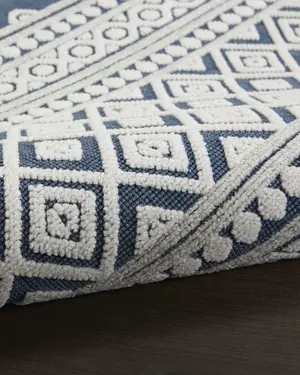 NOURISON HOME Key Largo Klg02 Area Rug, 7'10 X 9'10 - Blue