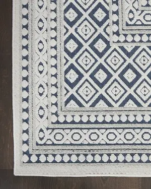 NOURISON HOME Key Largo Klg02 Area Rug, 7'10 X 9'10 - Blue