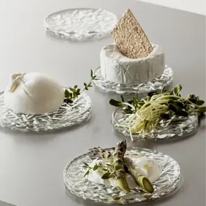 ORREFORS Carat Large Crystal Coaster