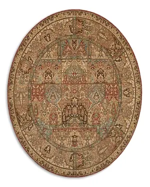 NOURISON HOME Living Treasures Li02 Round Area Rug, 5'10 Round - Multicolor