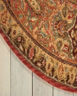 NOURISON HOME Living Treasures Li02 Round Area Rug, 5'10 Round