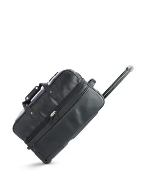 ROYCE NEW YORK Rolling Duffel Suitcase