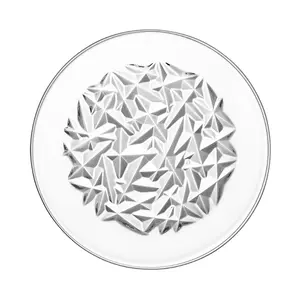 ORREFORS Carat Side Plates, Set Of 2 - Clear