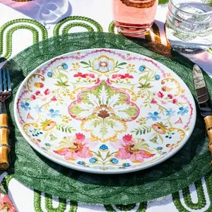 JULISKA Tuileries Garden Placemat - Basil