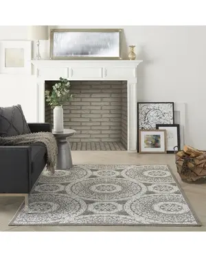 NOURISON HOME Key Largo Klg03 Area Rug, 8'10 X 11'10 - Taupe