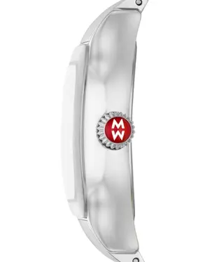 Michele Meggie Diamond Watch - Silver