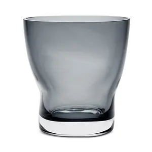 ORREFORS Squeeze Tulip Vase - Blue/gray