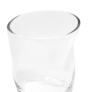 ORREFORS Squeeze Tulip Vase - Clear