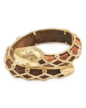 CAPUCINE DE WULF Serpentina Bangle Bracelet